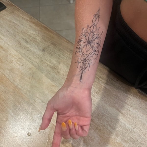 Lotus Tattoo - Etsy