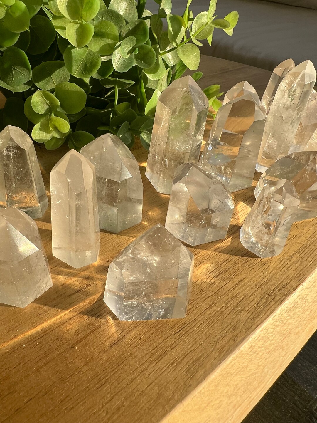 Mini Clear Quartz Towers 1 - 2 Inch | Intuitive Pick Crystal Grid ...