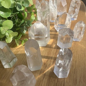 Mini Clear Quartz Towers 1 - 2 Inch | Intuitive Pick Crystal Grid ...