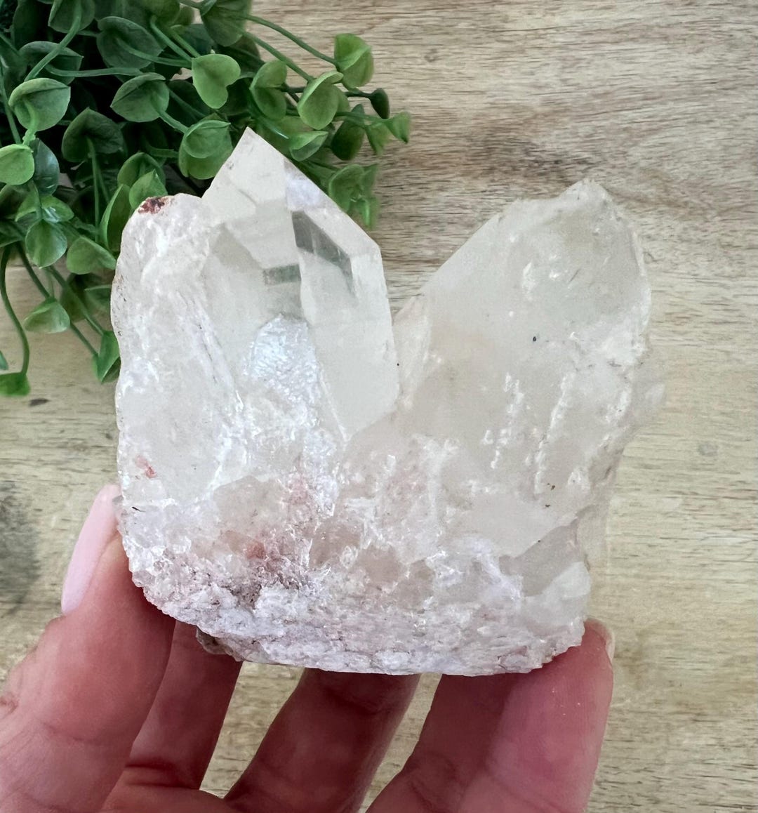 Pink Himalayan Quartz Cluster | Large Stunning Clear Points With Pink ...