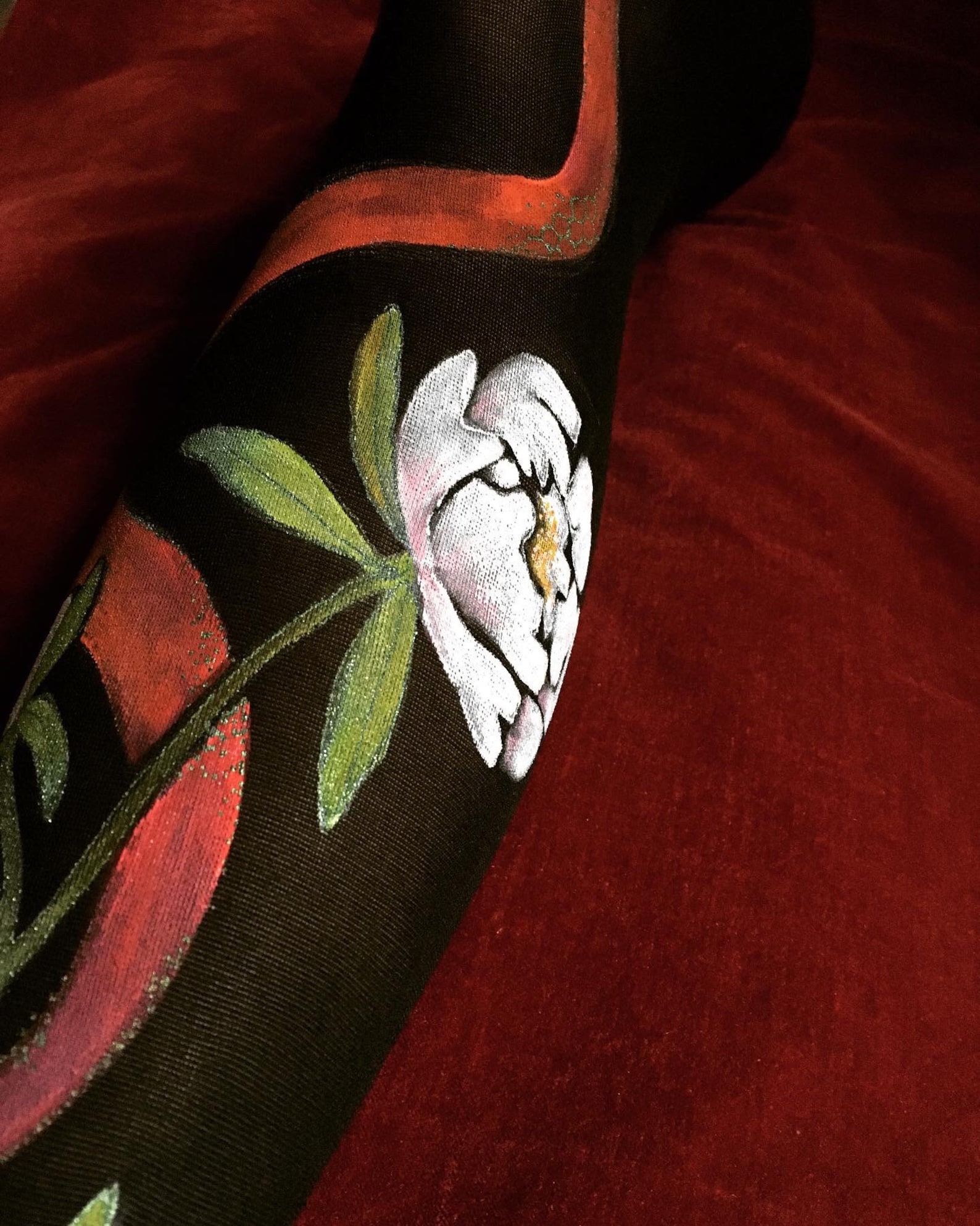 Unique Tights for Women With Hand Painted Motives from - Etsy
