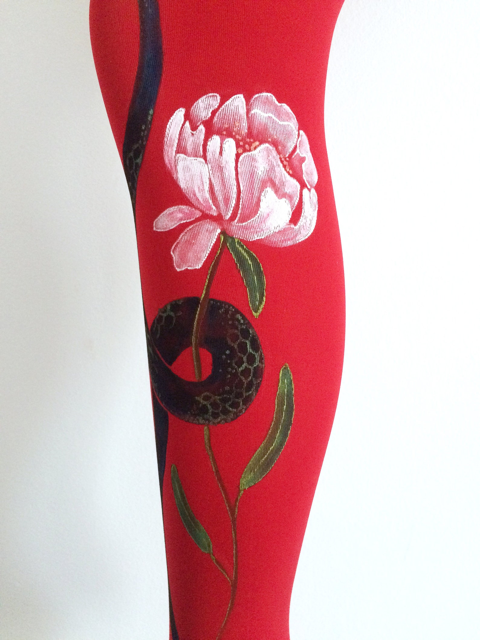 Unique Tights for Women With Hand Painted Motives from - Etsy