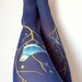 Unique Tights for Women With Hand Painted Motives - Blue Birds - Etsy