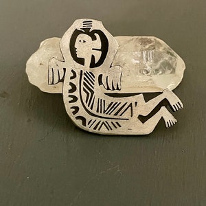 Vintage Urban Fetish Pin Pewter Native Brooch Tribal Angel Brooch - Etsy