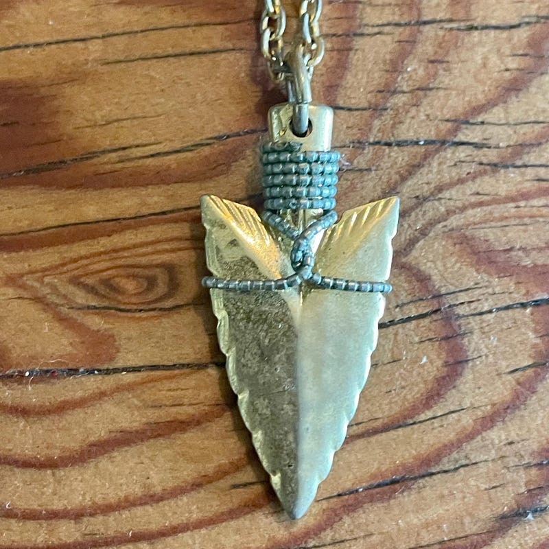 Arrowhead Necklace - Etsy