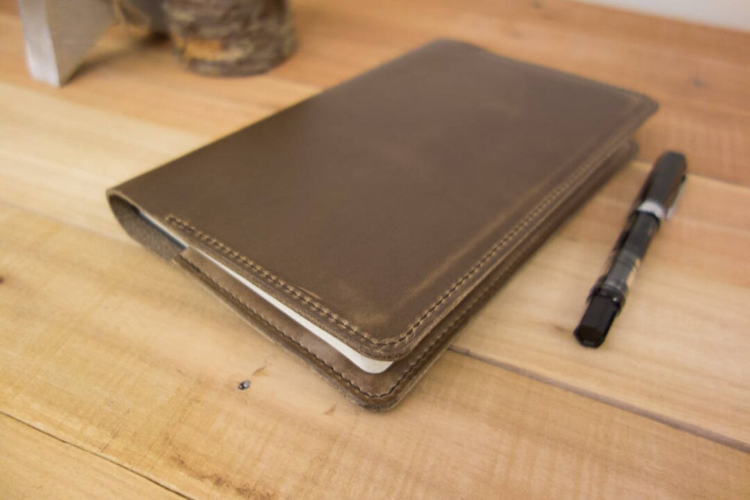 Moleskine Classic Notebook Cover - 5x8.25 IN - Natural Leather - Etsy