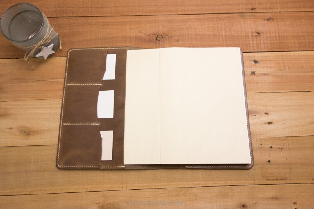 Hobonichi Cover A5 Cousin Cover 2025 With Pockets in Natural Leather - Etsy