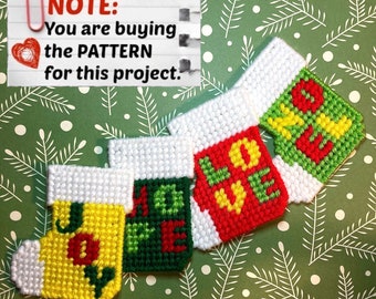 Plastic Canvas Pattern: Christmas Stockings | Etsy