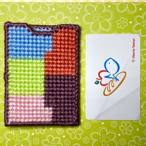 Plastic Canvas: "spring Patchwork" Gift Card Holder Set (gift Card ...