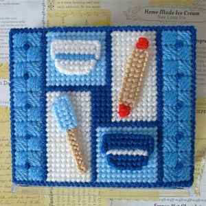 Plastic Canvas Pattern: kitchen Helpers 5 Designs Napkin Holder Cover ...