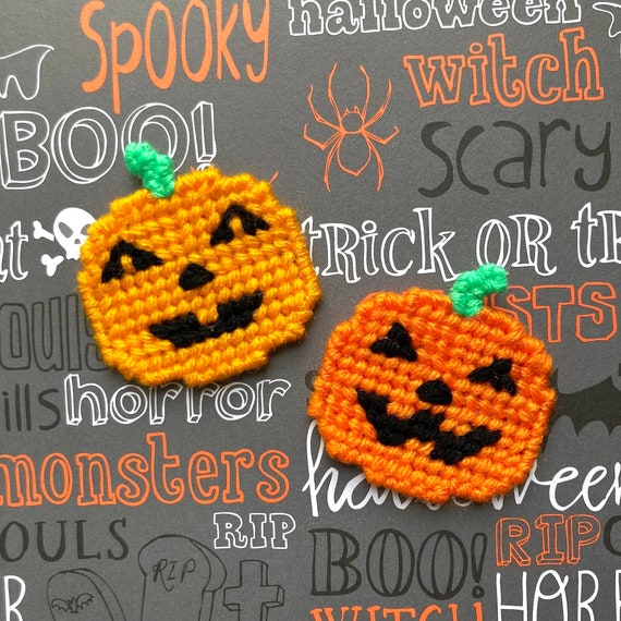 Plastic Canvas: Happy Jacks Magnets set of 2 - Etsy