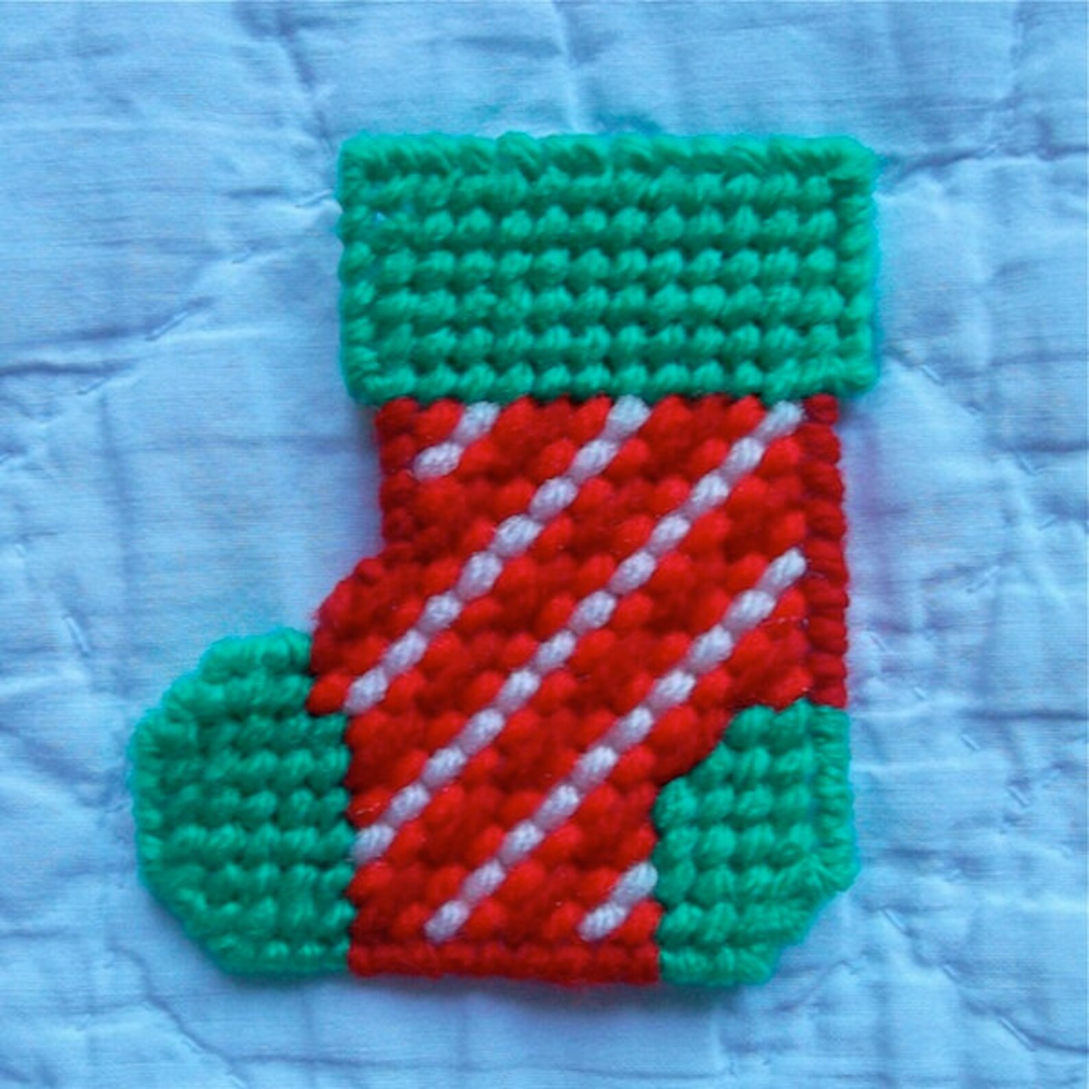 Plastic Canvas Pattern: Christmas Stockings checks - Etsy