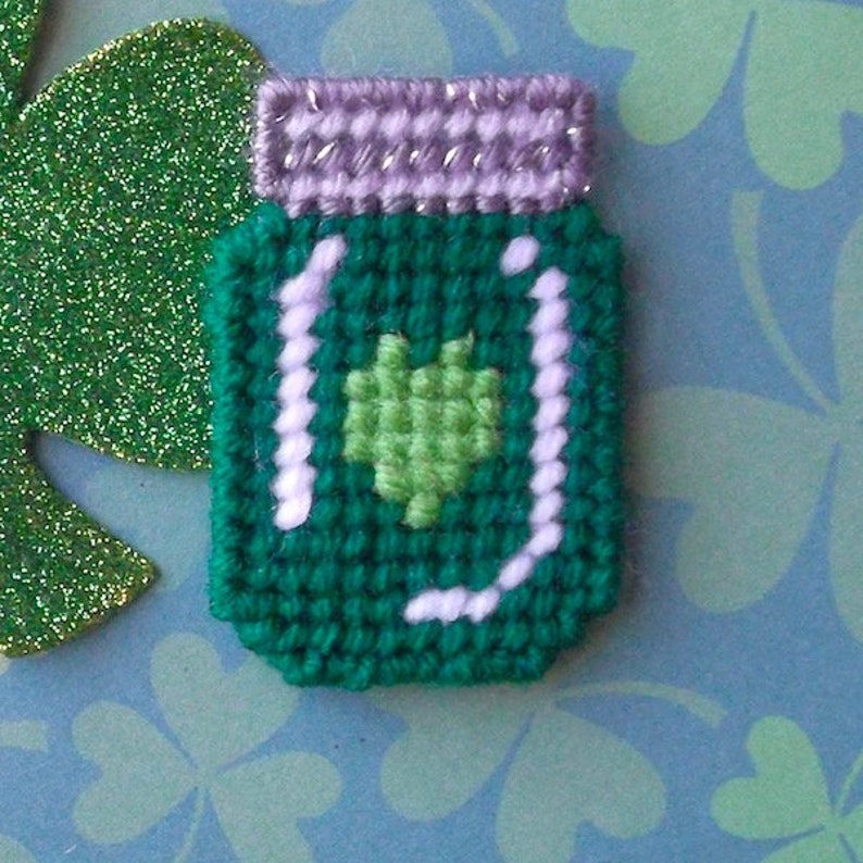 Plastic Canvas Pattern Pages: Mason Jars | Etsy