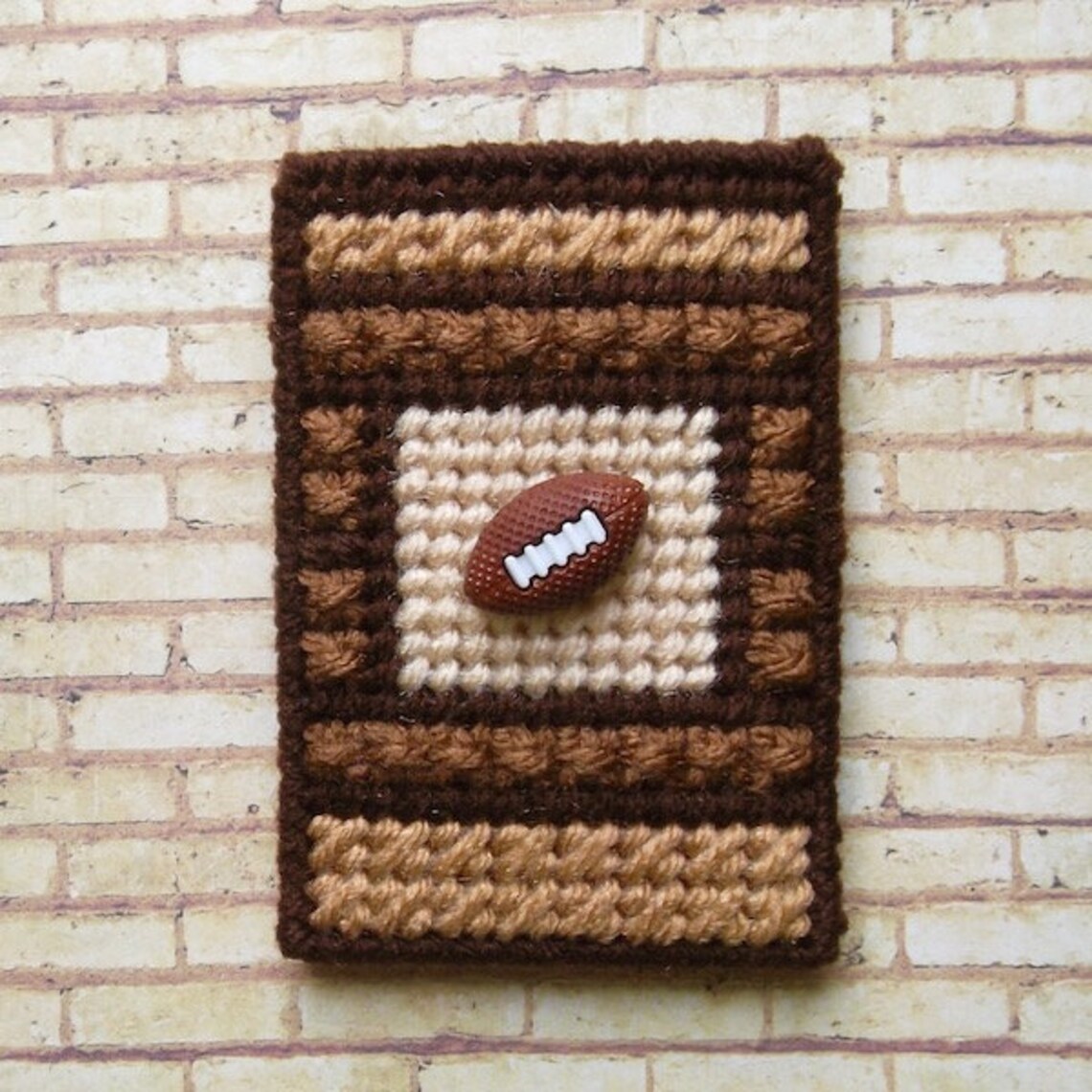 Plastic Canvas Pattern Pages: patchwork Brown | Etsy