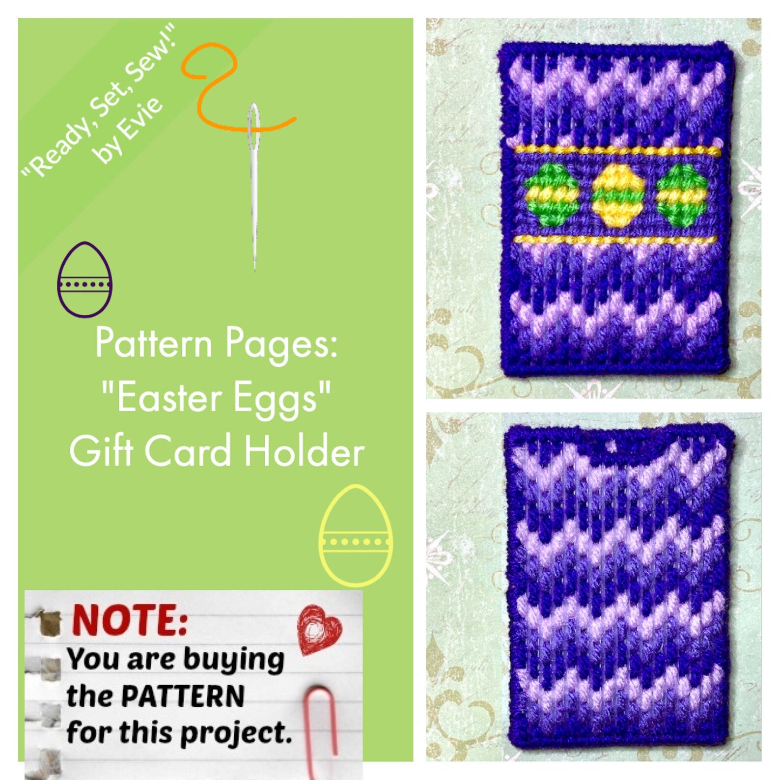 Plastic Canvas Pattern Pages: easter Eggs Gift - Etsy