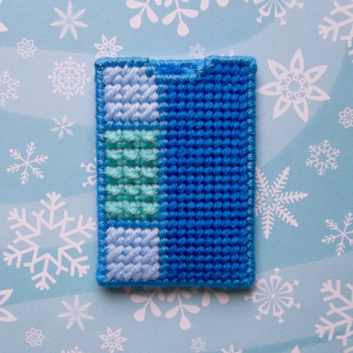 Plastic Canvas Pattern Pages: patchwork Blue - Etsy