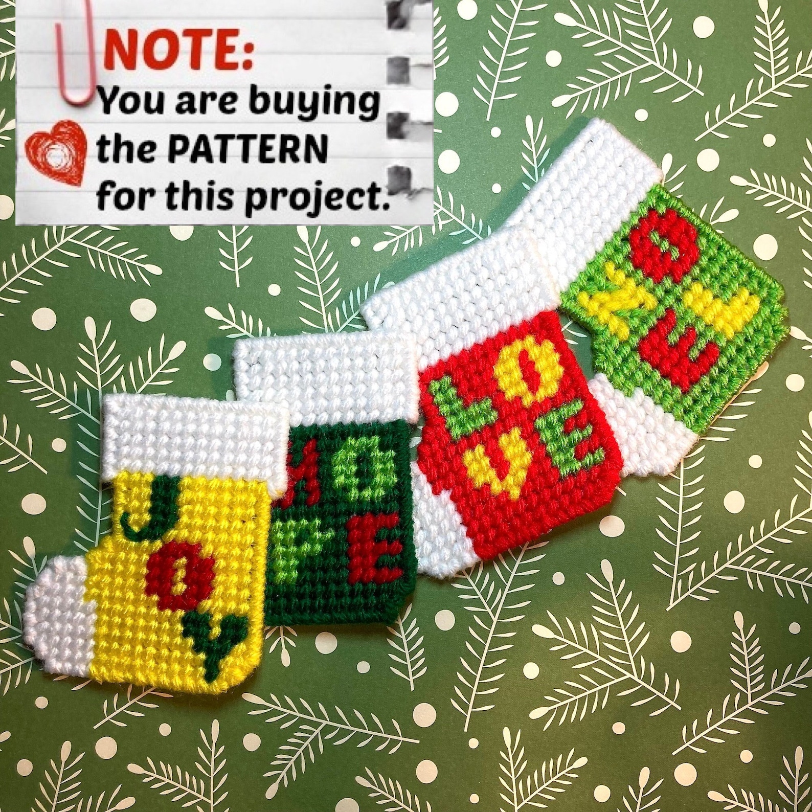 Plastic Canvas Pattern: Christmas Stockings holiday - Etsy
