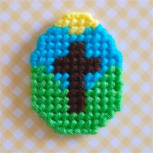 Plastic Canvas Pattern Page: "easter Eggs" (2 Designs, Graphs and ...