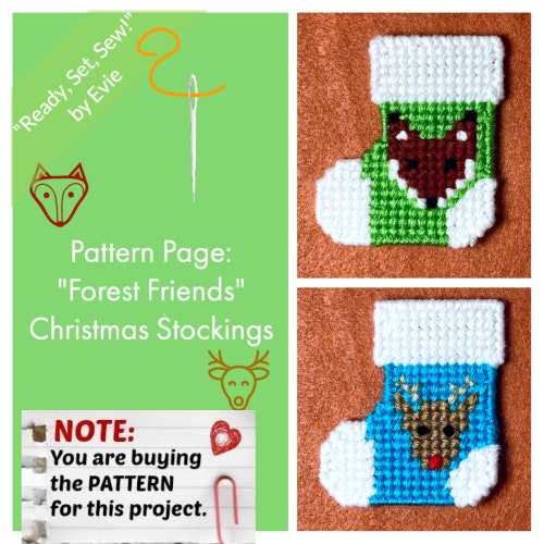 Plastic Canvas Pattern: Christmas Stockings - Etsy