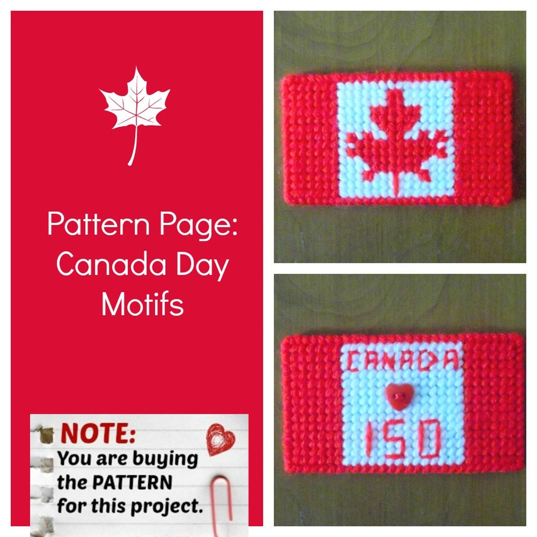 Plastic Canvas Pattern Page: "canada Day" (2 Designs, Graphs and Photos ...