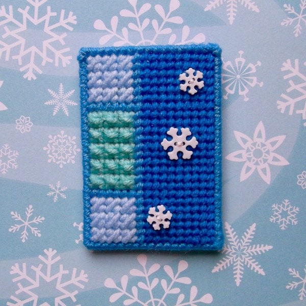 Plastic Canvas Pattern Pages: patchwork Blue - Etsy