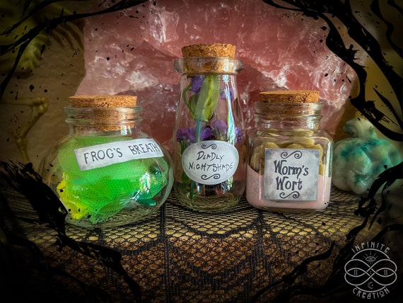 Frogs Breath Deadly Nightshade & Worms Wort Decor Inspired - Etsy