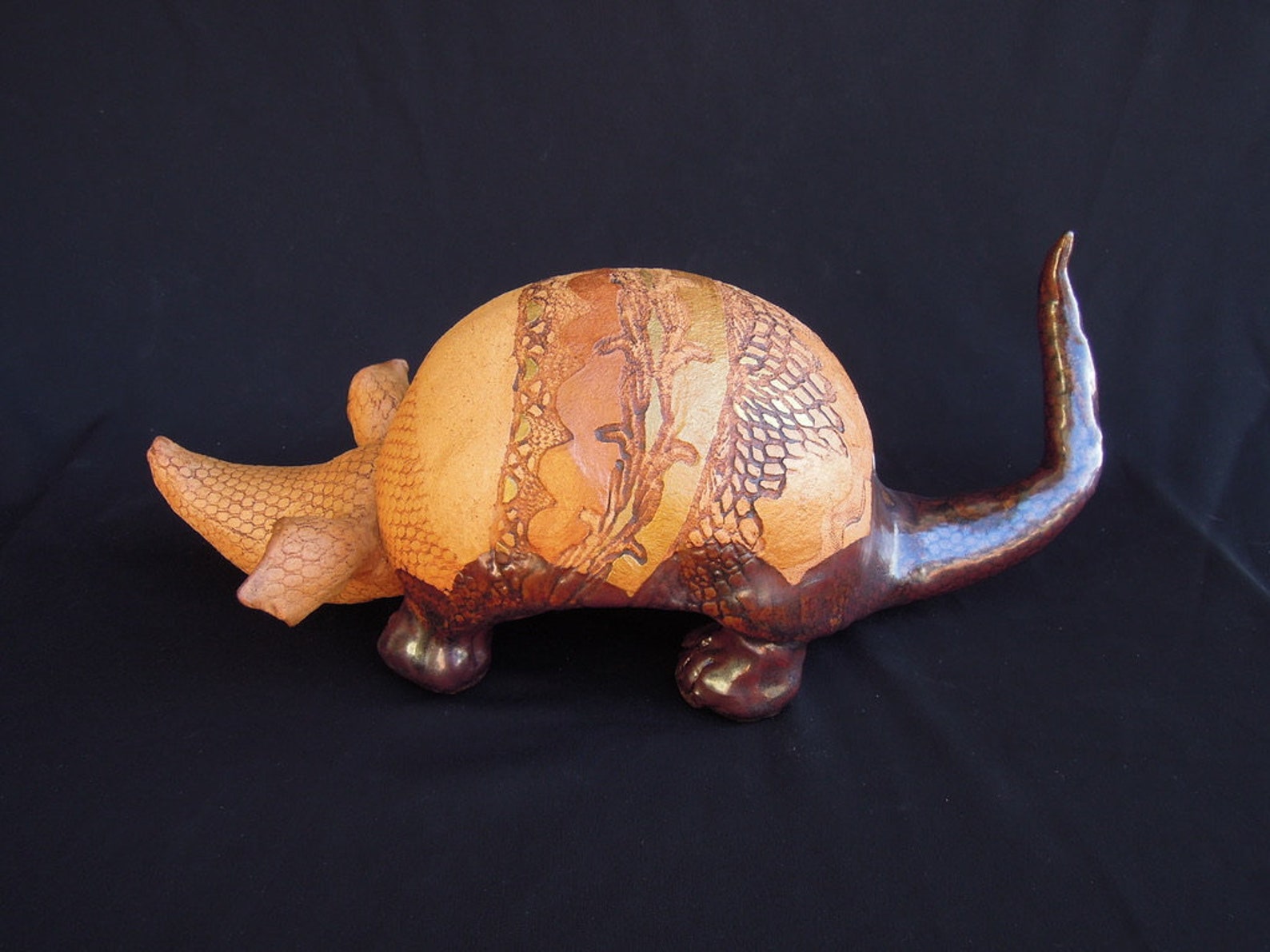 Unique Ceramic Armadillo, Original Animal Art, Southwest Decor, South ...