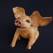 When Pigs Fly, Hand Sculpted Stoneware Clay Pig With Wings, Winged Pig ...