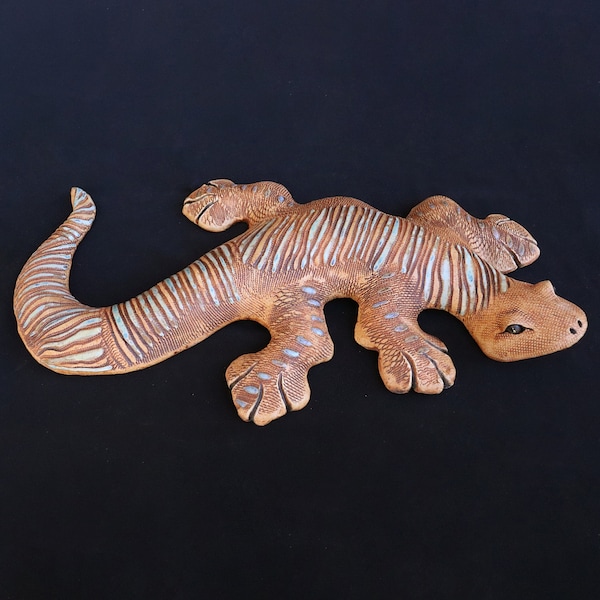 Ceramic Lizard Wall Decor - Etsy