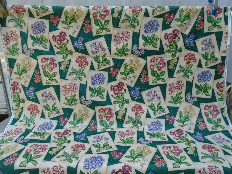 16 Yards Vintage Waverly Floral Fabric pin-ups - Etsy