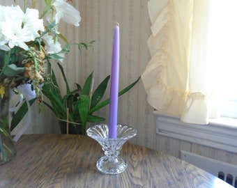 Flared Glass Candle Holder - Etsy
