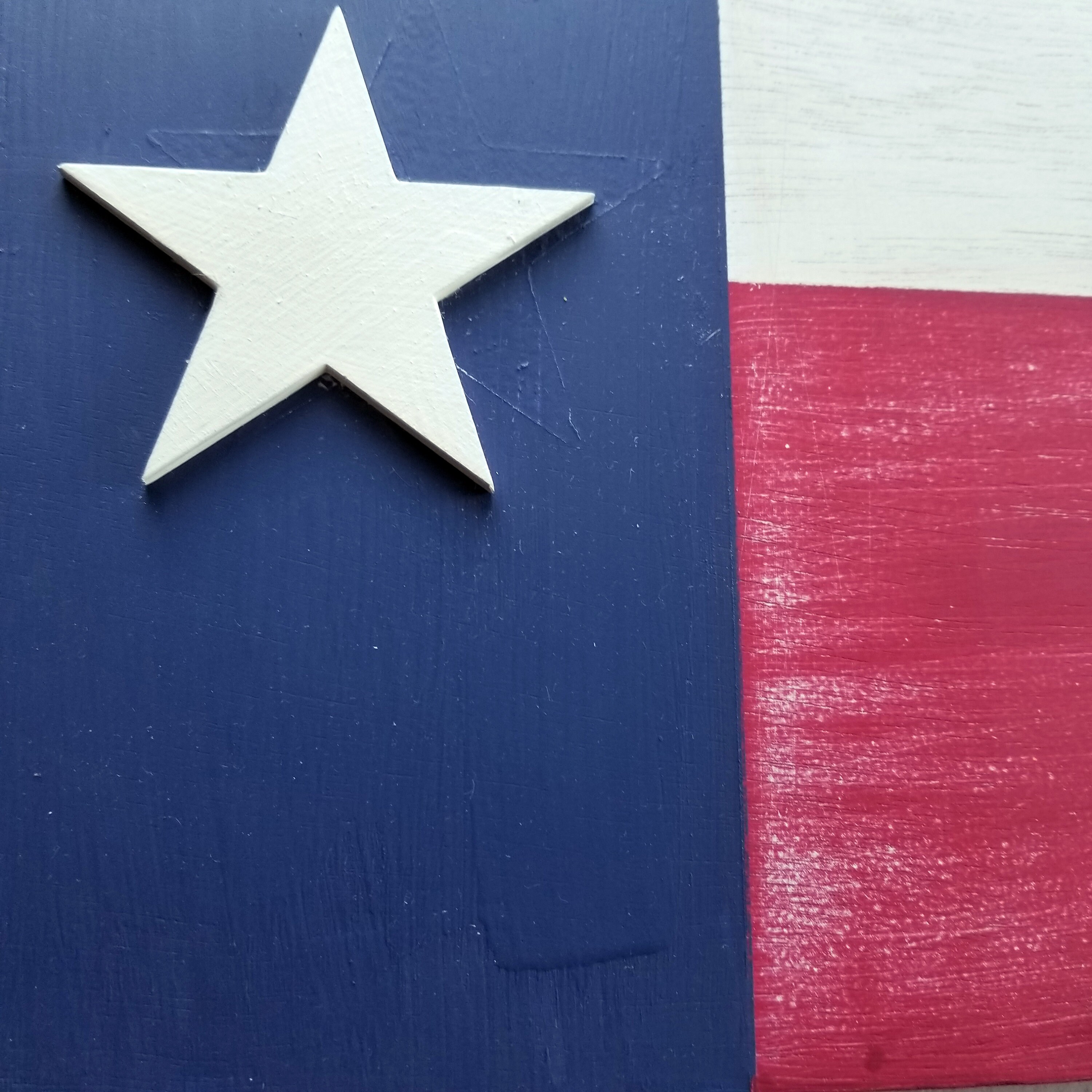 Texas State Flag on Wood, Wooden Flag Wall Decor 9x12, Texas Flag Decor ...