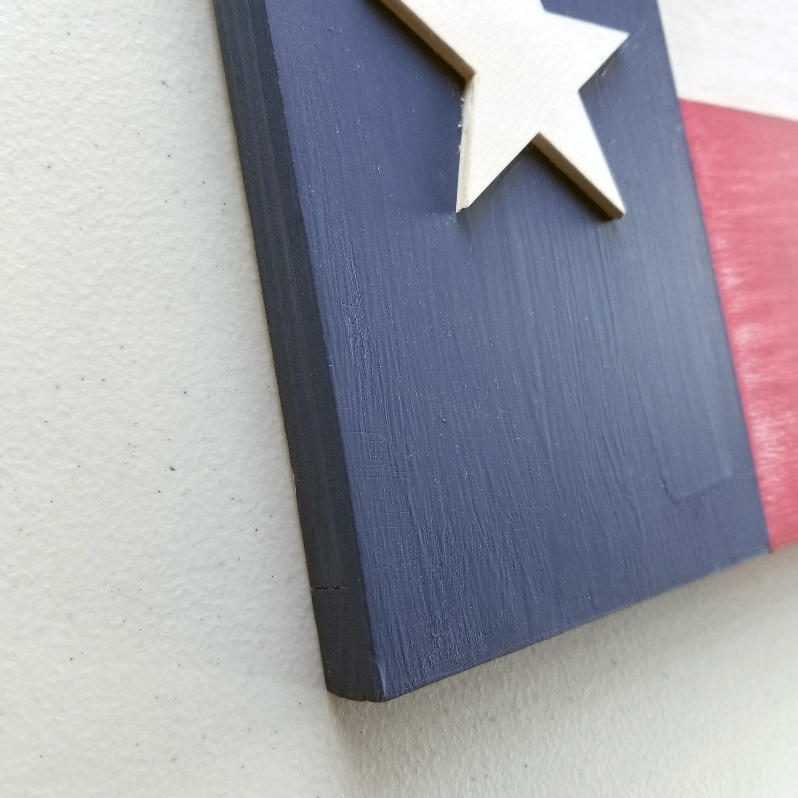 Texas State Flag on Wood, Wooden Flag Wall Decor 9x12, Texas Flag Decor ...