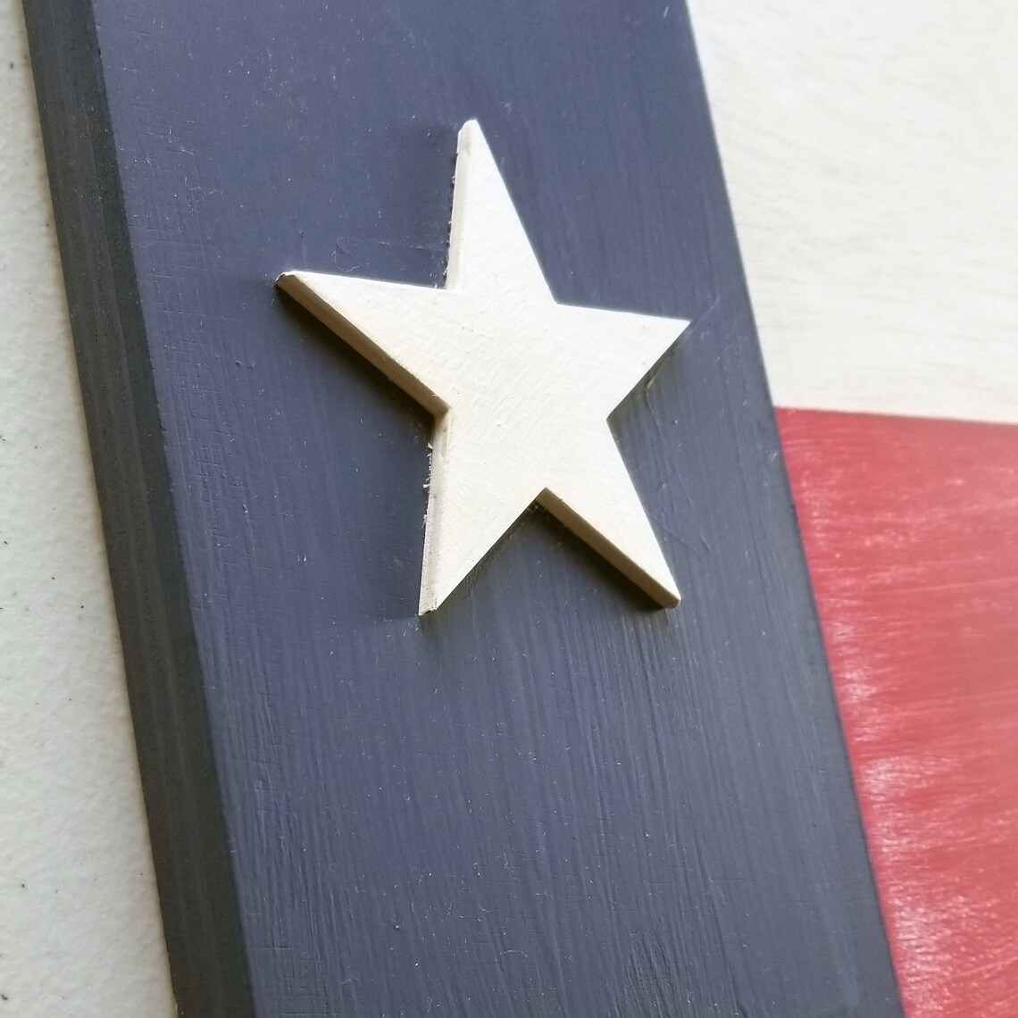Texas State Flag on Wood, Wooden Flag Wall Decor 9x12, Texas Flag Decor ...