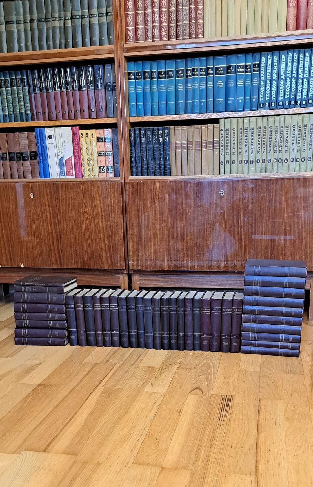 Vladimir Lenin Collected Works in Full 35 Volumes,communism Soviet Book,vintage Russian Book Set ...