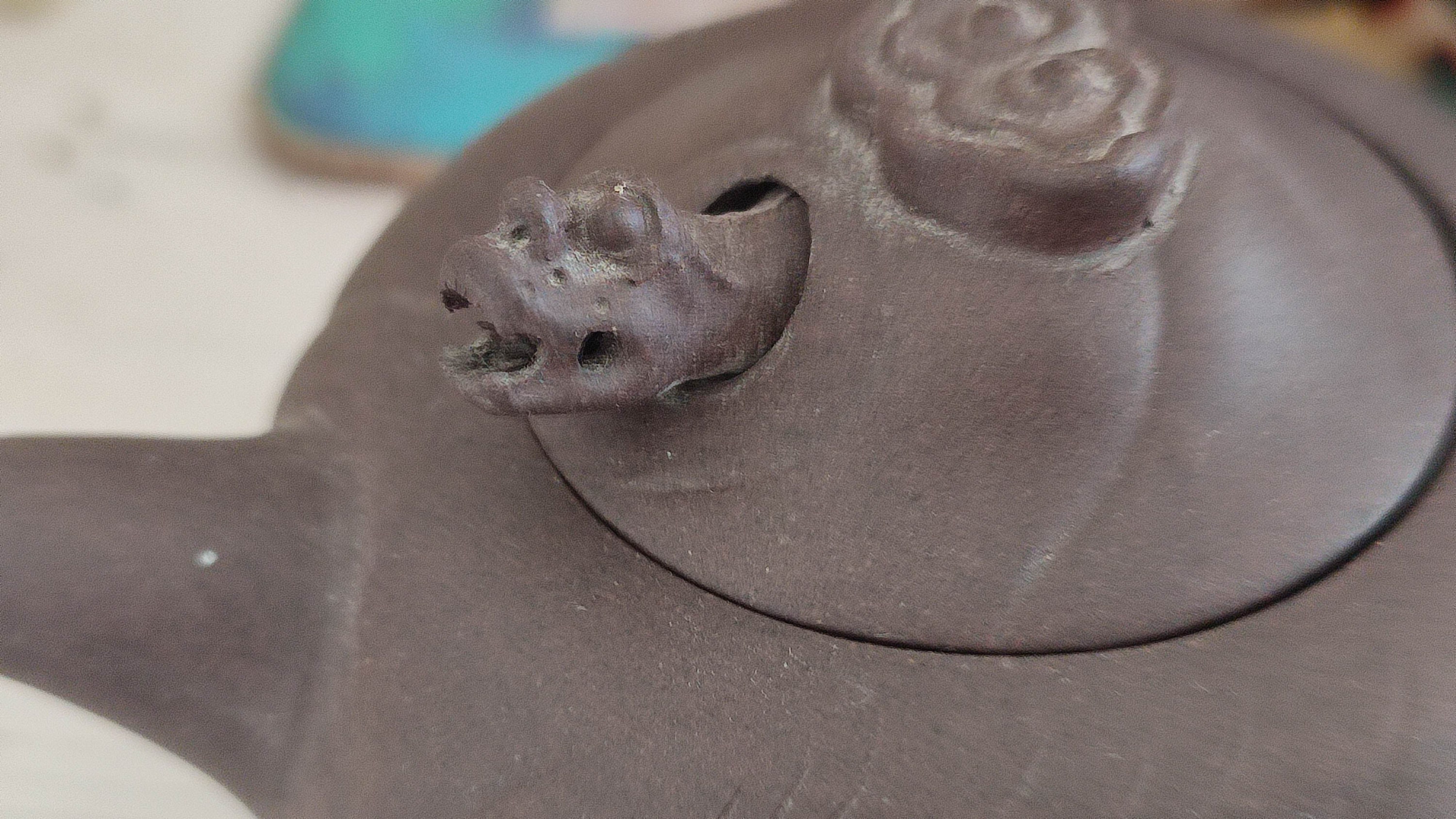 Yixing Small Brown Teapot Dragon Retractable Head - Etsy