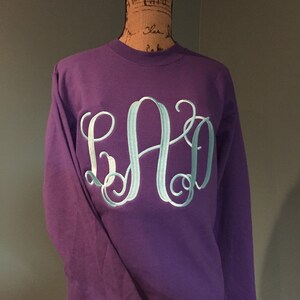 Personalized 10 Inch Monogrammed Crewneck - Etsy