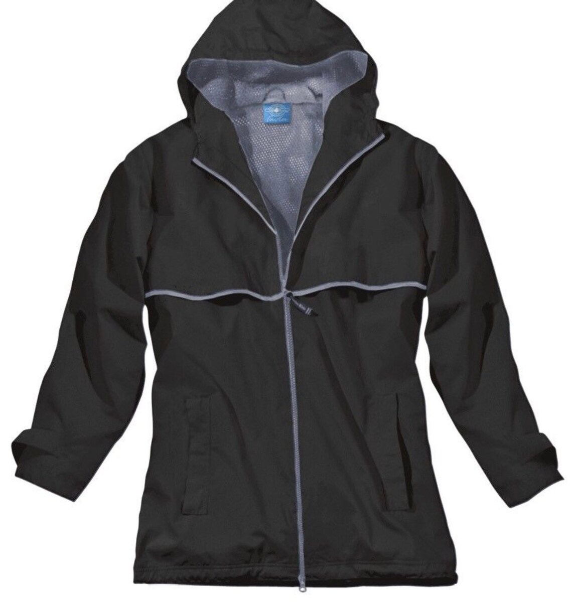 Monogrammed Charles River Rain Jacket - Etsy