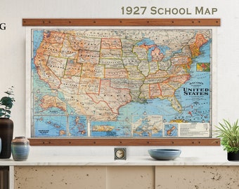 School Maps - Etsy
