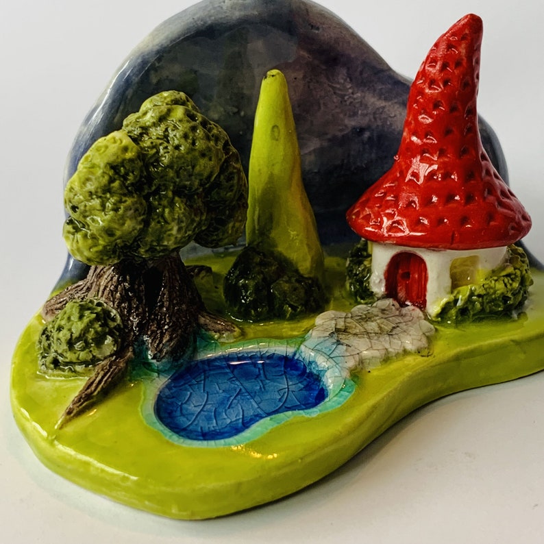 We've Got It All... Highly Detailed Mini Gnome Home Ceramic Fairy ...