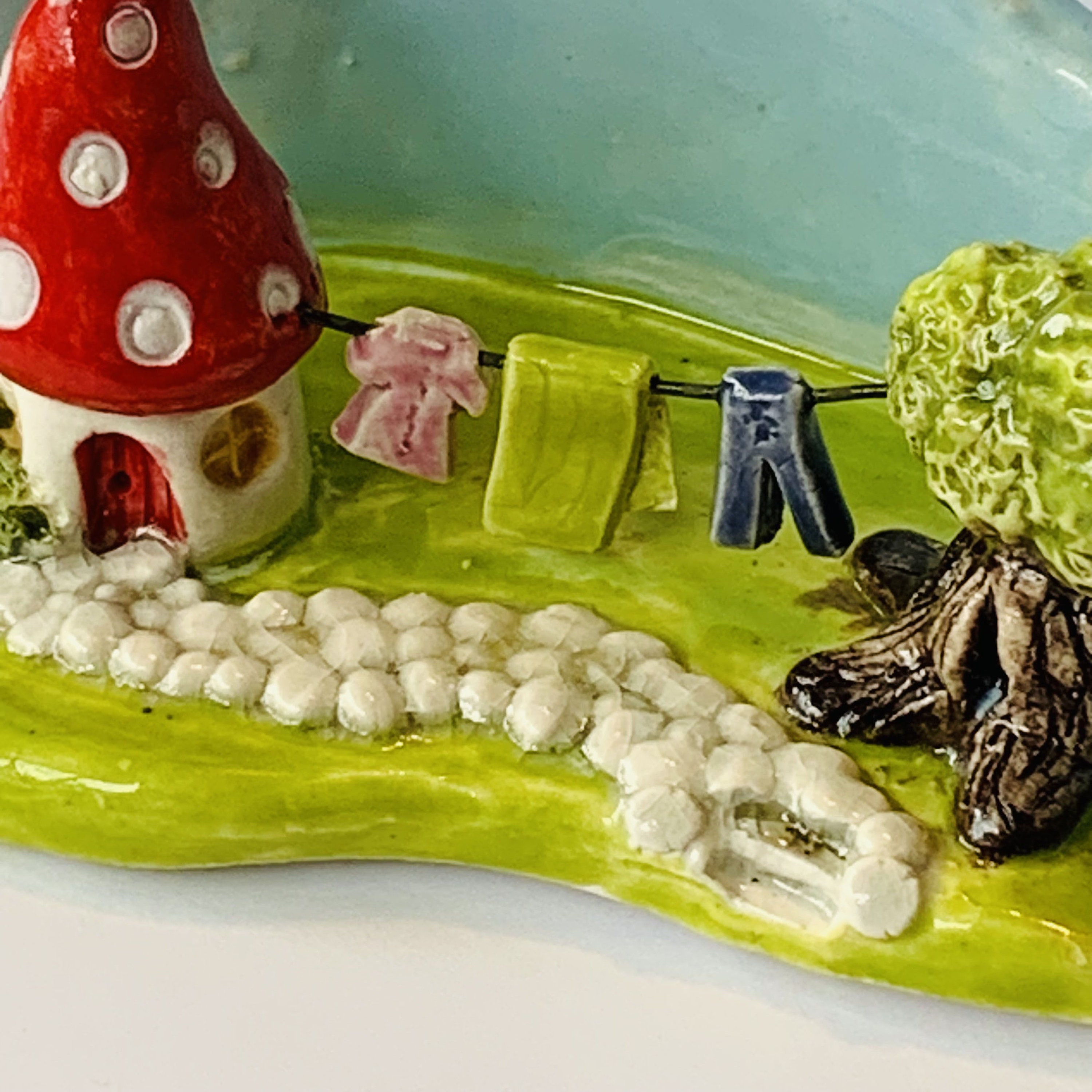 A Day in the Life... Highly Detailed Vignette Mini Gnome Home Ceramic ...