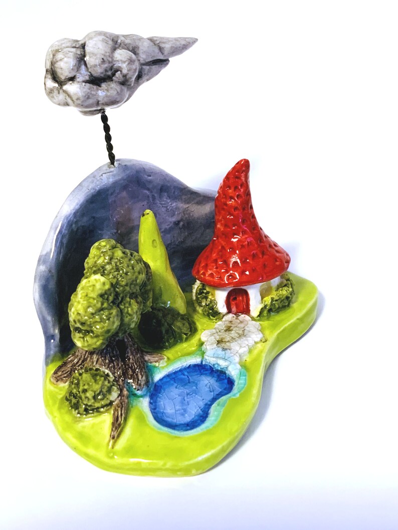 We've Got It All... Highly Detailed Mini Gnome Home Ceramic Fairy ...