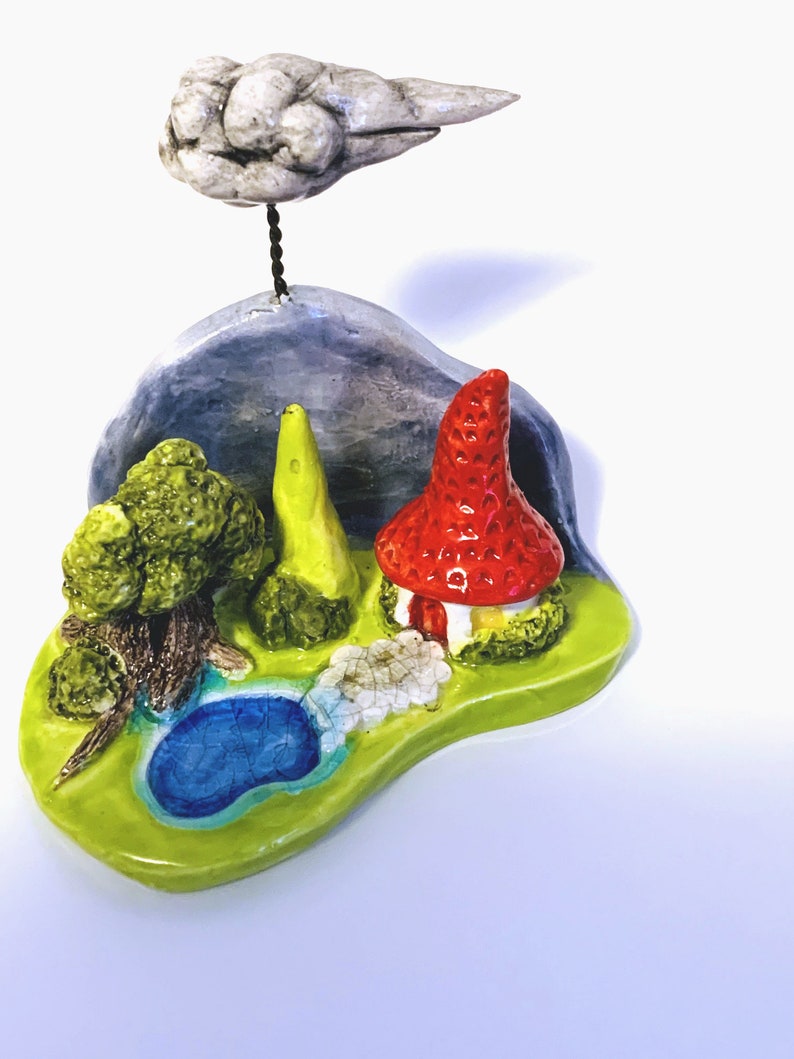We've Got It All... Highly Detailed Mini Gnome Home Ceramic Fairy ...