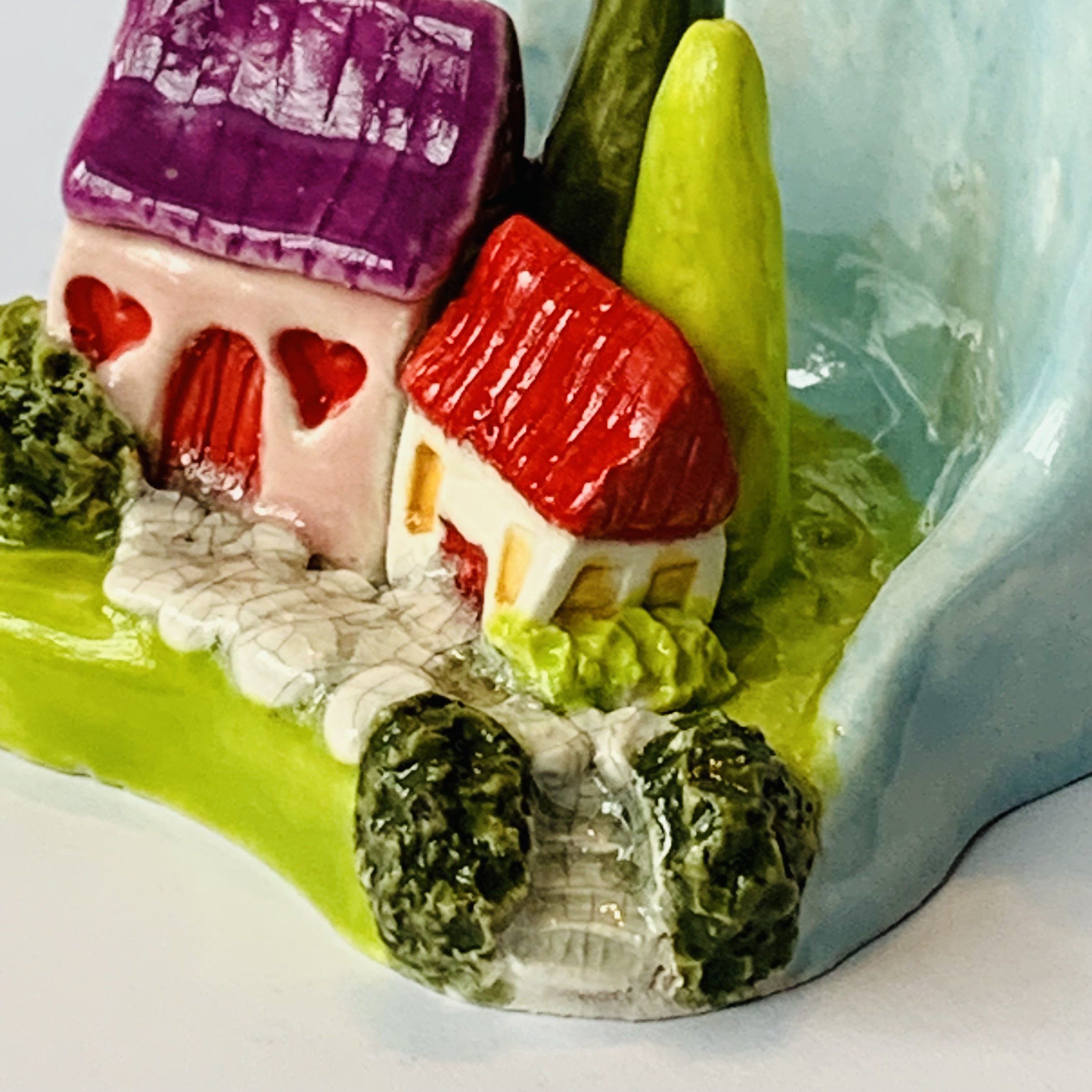 Ceramic House Sculpture, Gnome-in-laws... Highly Detailed Mini Home ...