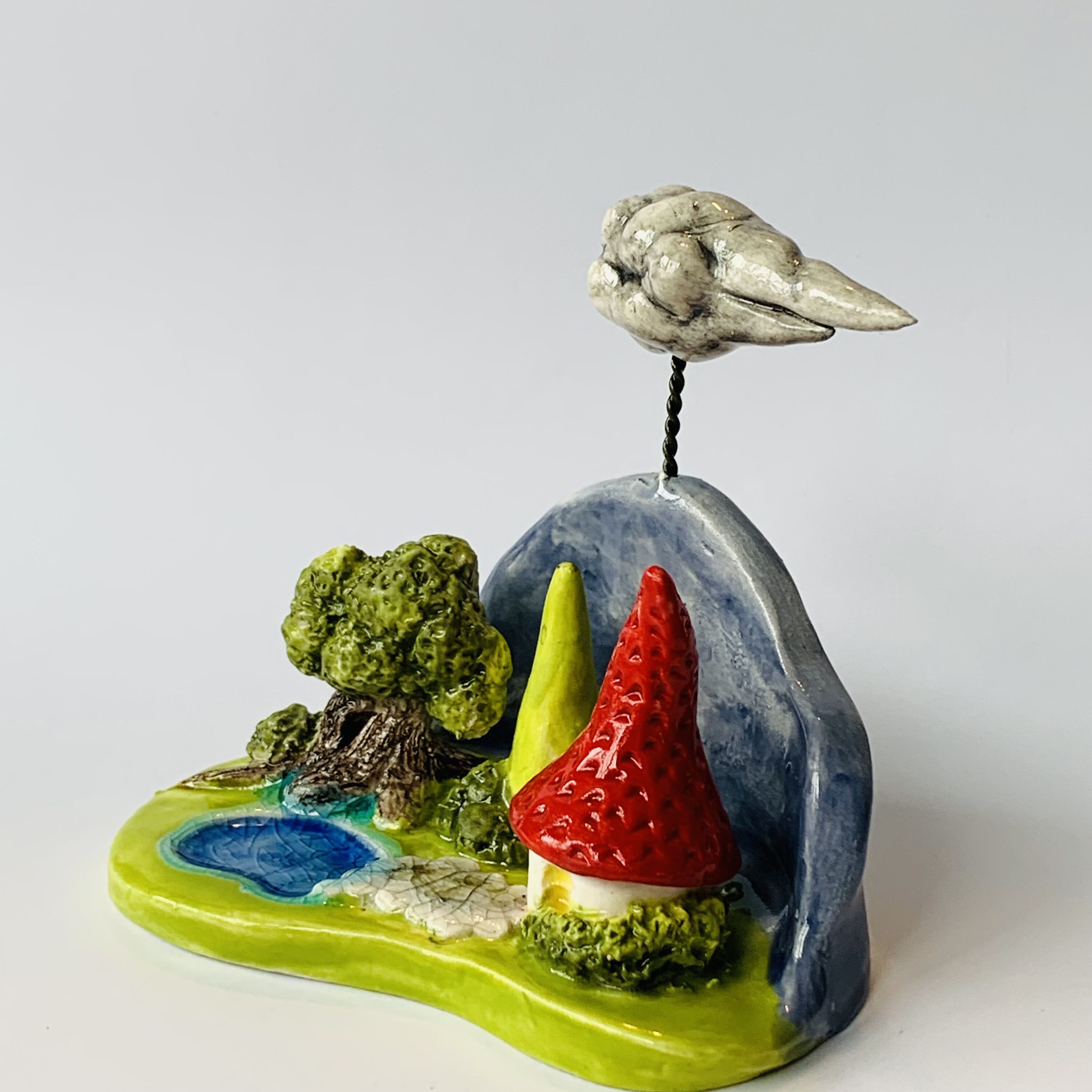 We've Got It All... Highly Detailed Mini Gnome Home Ceramic Fairy ...