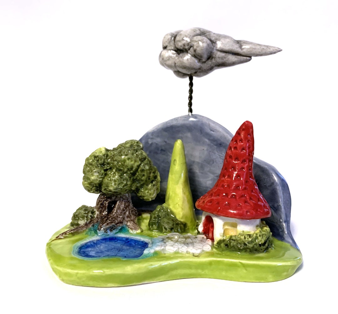 We've Got It All... Highly Detailed Mini Gnome Home Ceramic Fairy ...