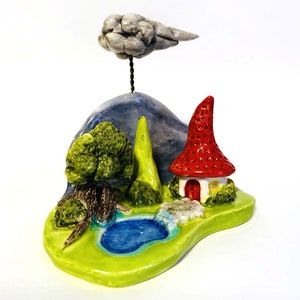 We've Got It All... Highly Detailed Mini Gnome Home Ceramic Fairy ...
