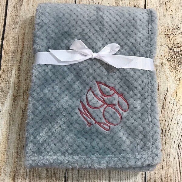 Monogrammed Fleece - Etsy