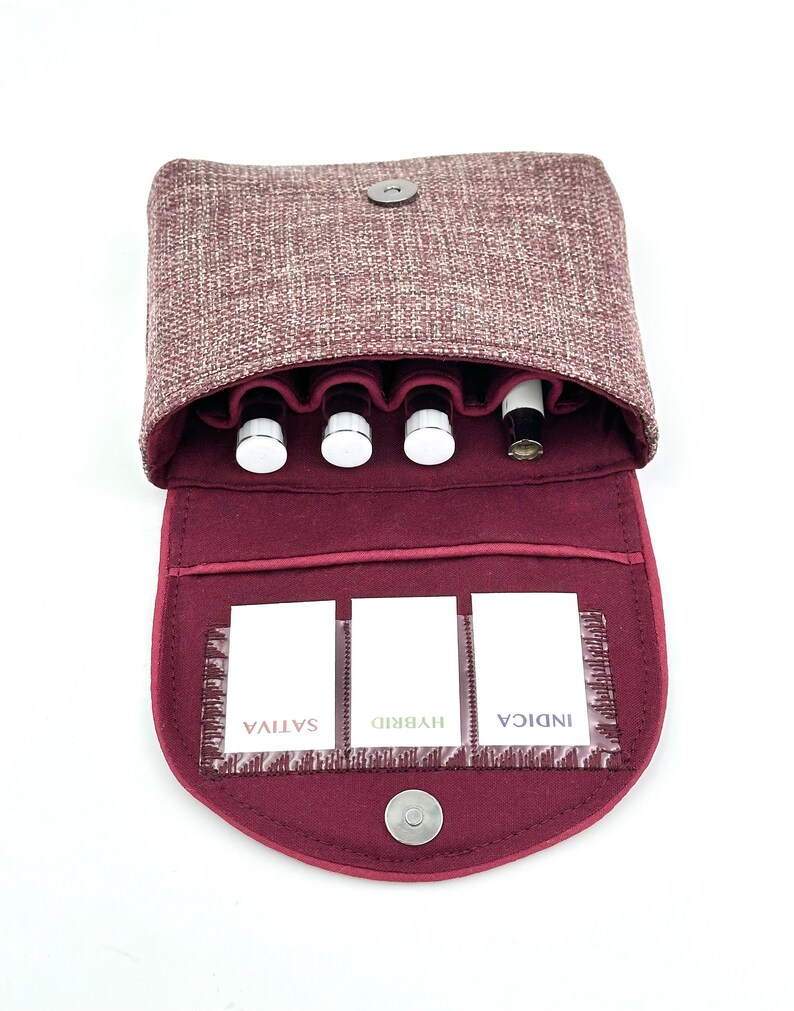 Compact Fabric Cannabis Vape Cartridge Storage Pouch Organjanizer© - Etsy