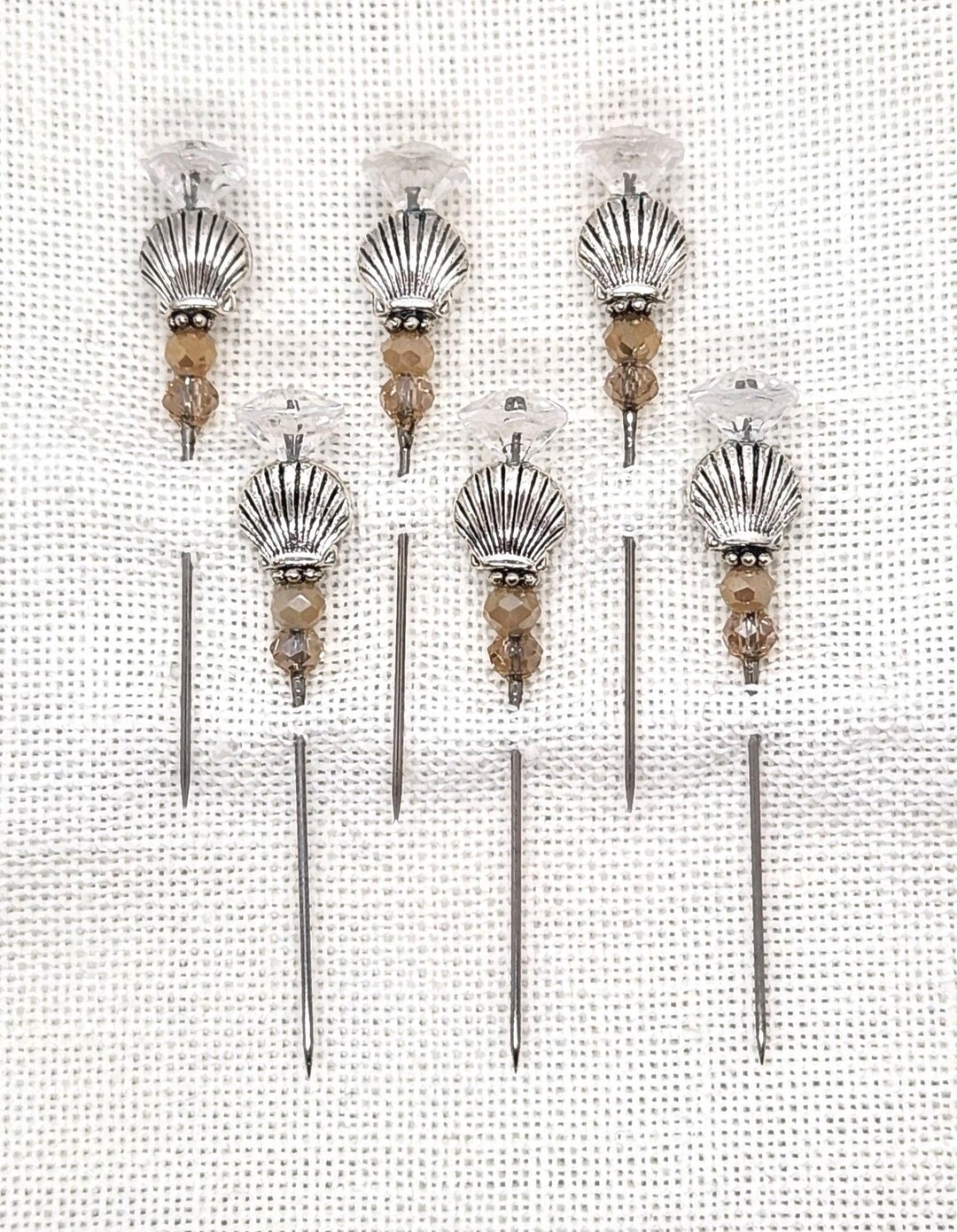 Seashell, Shell, Beach, Counting Pin, Decorative Pin, Pin, Cross Stitch ...